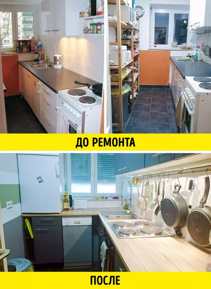 17 people equipped their kitchens so that even in the 