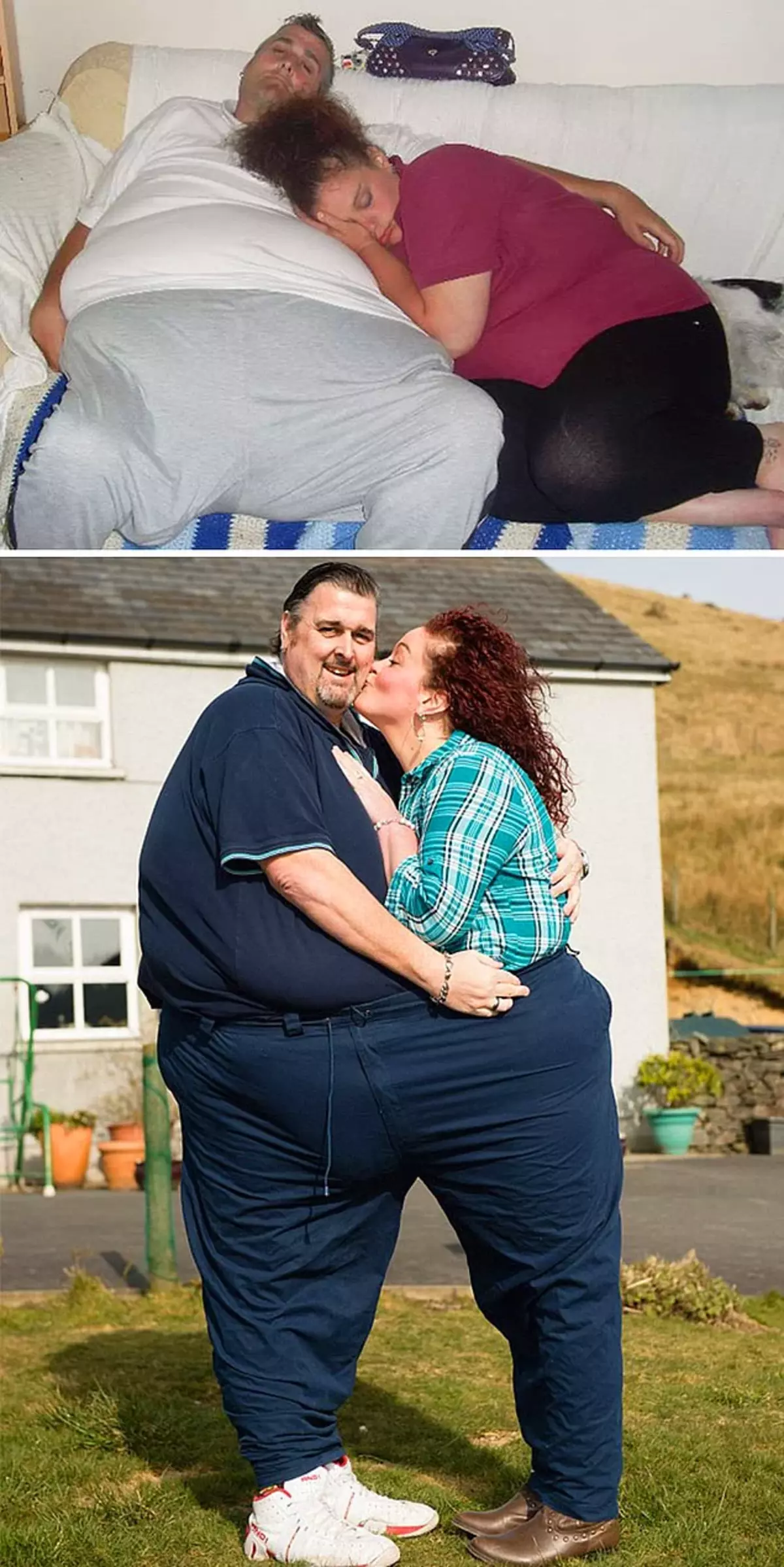 Esta parella foi capaz de desfacerse de 234 kg xuntos!