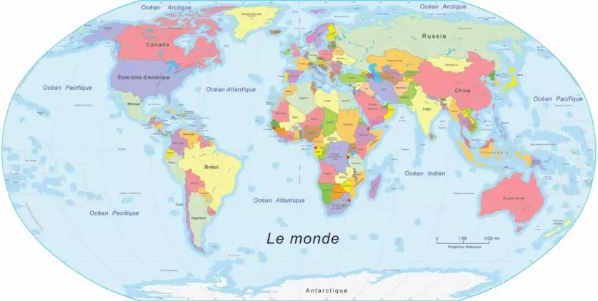 Peta dunia dari buku teks dari berbagai negara 5765_3