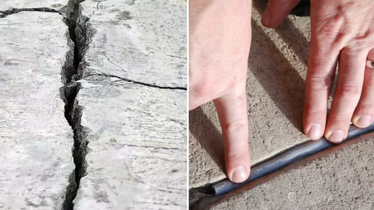 5 modi per quanto facile e rapidamente chiudi un cemento crackato