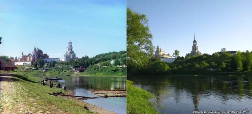 Rusia në mbretin dhe në ditët tona (fotot krahasuese) 6757_15