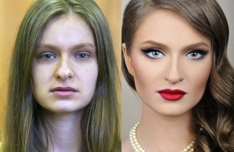 Makeup sihir ti seniman makeup Rusia 7664_10