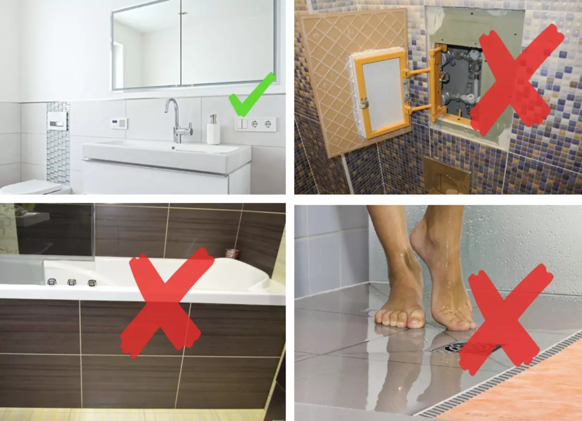 5 latterlige feil som legger merke til etter reparasjon på badet