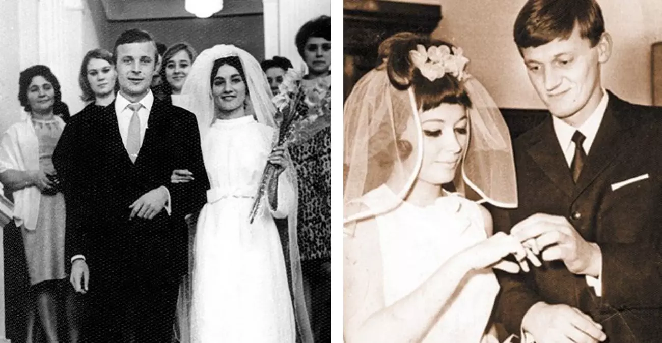 13 fotos de boda de celebridades soviéticas 8618_1
