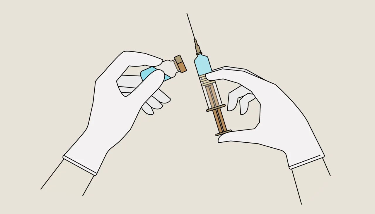 Gambar atas permintaan vaksinasi dewasa
