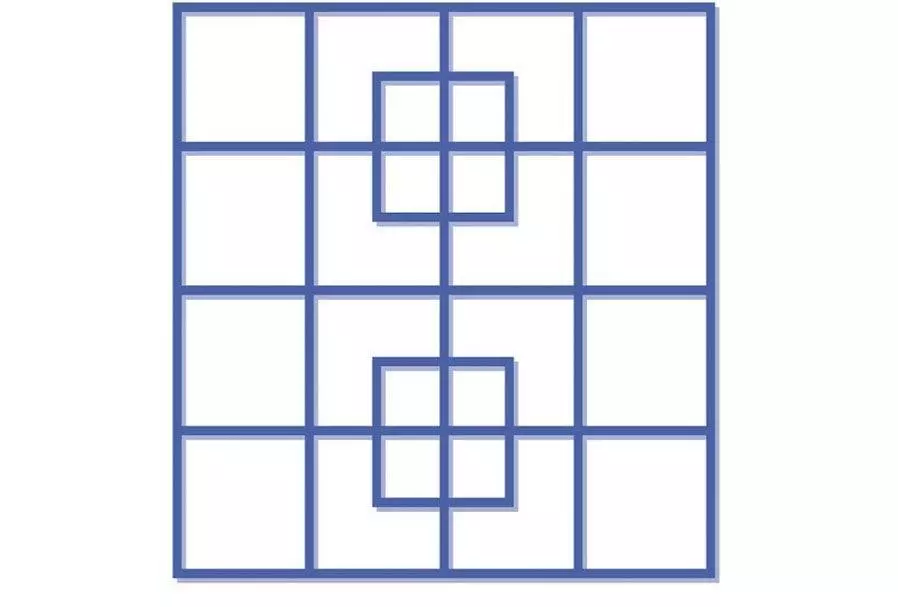 Hoeveel driehoeken op de foto? (Puzzel, het internet veroverd) 9017_5