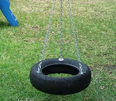 Simple swing from the tire