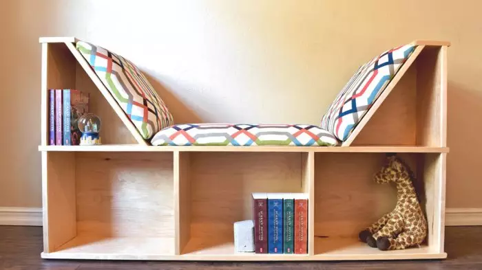 Mysig plats för att läsa och lagra böcker
