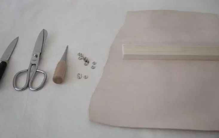 Hogyan készítsünk bőrszervezőt a konyhai késekhez 3552_3