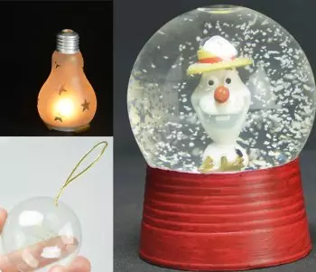 Os xoguetes de Ano Novo a partir de lámpadas faino vostede mesmo 3636_1