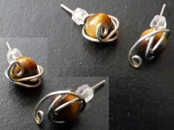 Décoration avec vos propres mains: boucles d'oreilles files et perles 3652_10