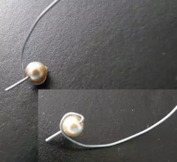 Décoration avec vos propres mains: boucles d'oreilles files et perles 3652_6