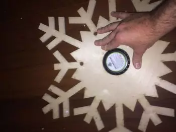 Snowflake con retroiluminación LED faino vostede mesmo 3707_4