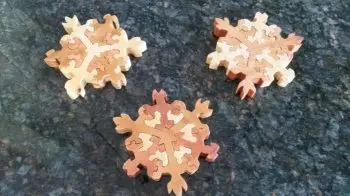 Puzzle injam fil-forma ta 'snowflakes do it yourself 3929_9