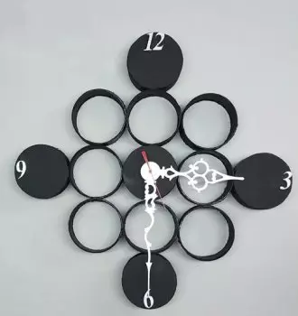 Wall Clock frá pappa Bushings gera það sjálfur 3961_1