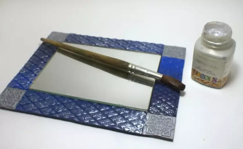 Рамка для дзеркала або картини з полімерної глини 5205_17
