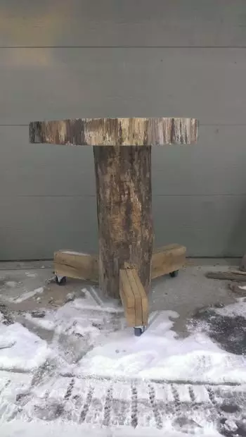 طاولة خشبية خشبية على عجلات تفعل ذلك بنفسك 533_1