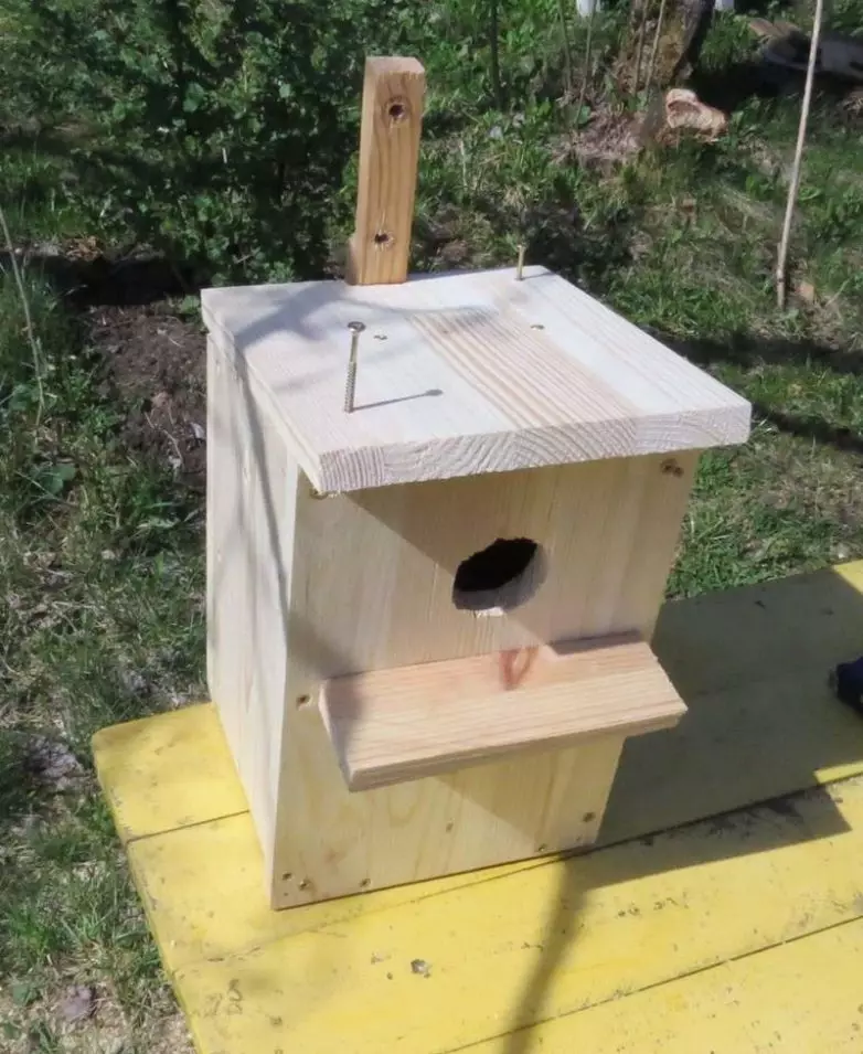 Birdhouse simples faz você mesmo