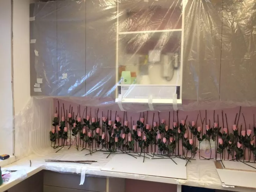 Master ise: köögi seina perroon rooside teha ise ise 5601_5