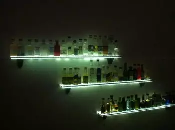 Membuat lampu latar LED untuk rak bar 5704_1