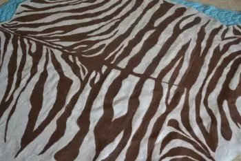 Kilimas į zebrų odos pavidalu tai padaryti patys 5927_10