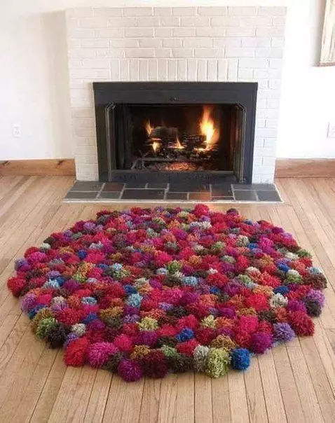 Gorgeous and cozy idea: pump rug 5997_9