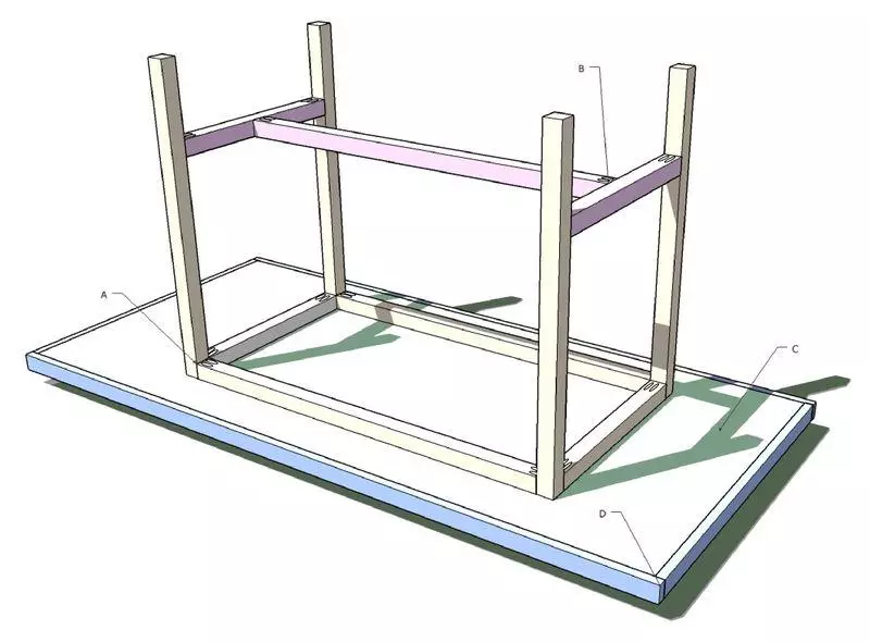 木製のダイニングテーブルを作る方法 6132_2