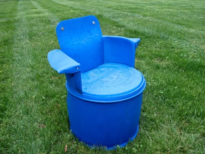 Cadeira de jardim de barril de plástico 6247_1
