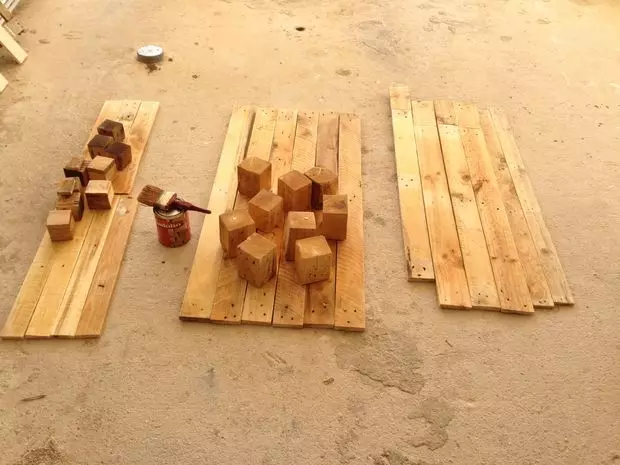 Mesa simples de paletes de madeira 6449_14