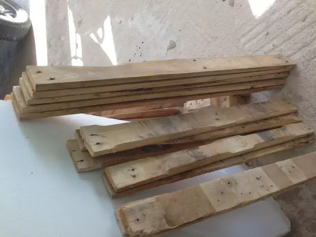 Mesa simples de paletes de madeira 6449_8