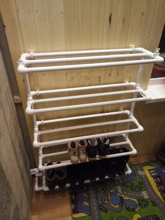 Dryer for shoes from PVC pipes 647_5