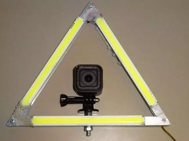 Triangularna LED svetilka za fotografiranje / video streljanje 6509_2