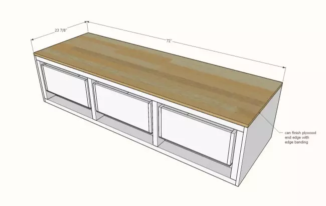 Kwuru ụgbọelu dị mfe na drawers 6535_10