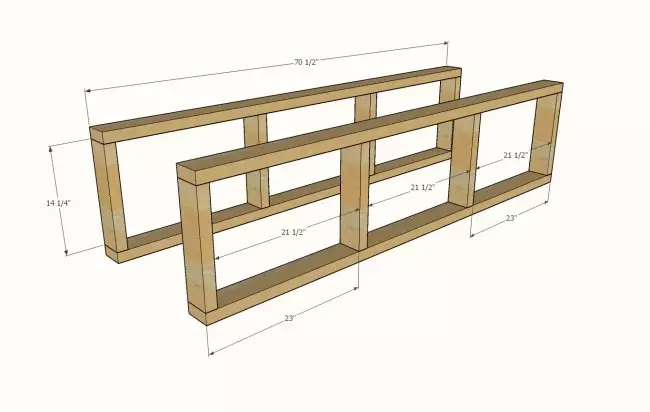 Kwuru ụgbọelu dị mfe na drawers 6535_4