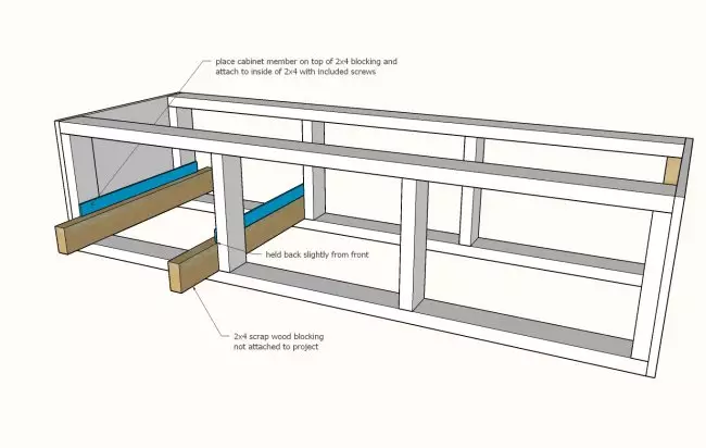 Kwuru ụgbọelu dị mfe na drawers 6535_7