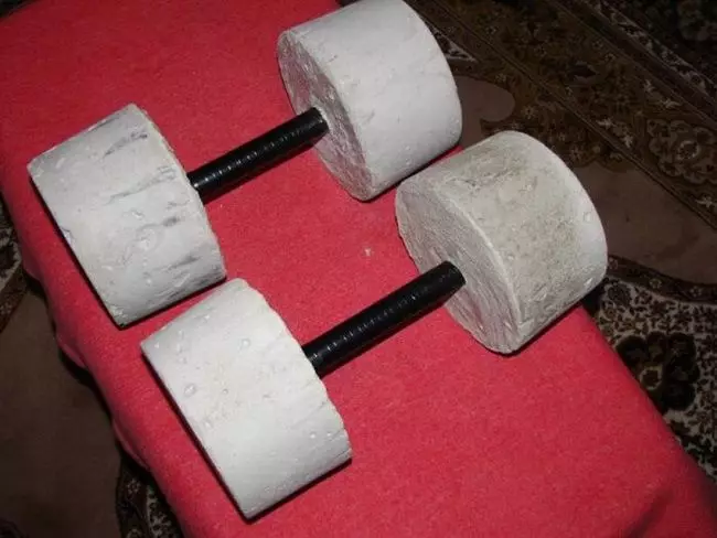 Asali na dumbbells