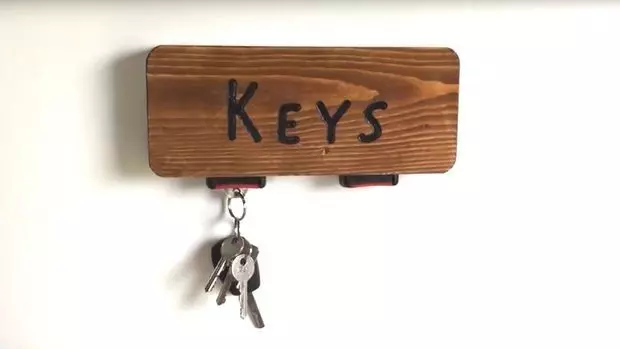 Keychart com fechaduras de cintos de segurança