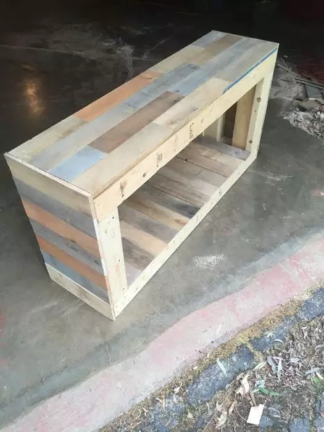 Cómo hacer una mesa para acuario de palets de madera. 6666_7