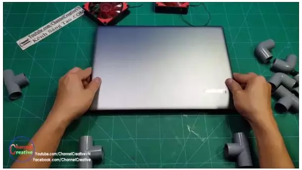 Stați cu răcire pentru un laptop de țevi din plastic 6683_4