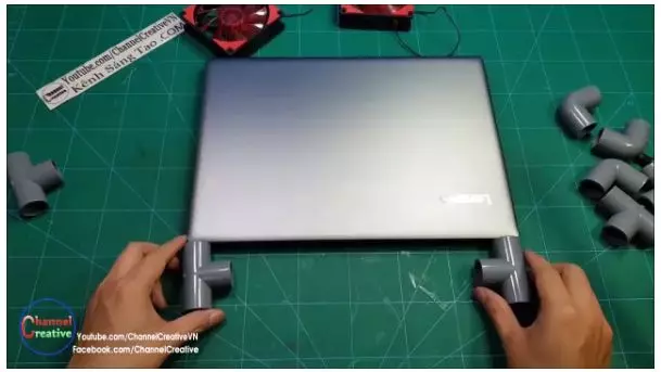 Stați cu răcire pentru un laptop de țevi din plastic 6683_5