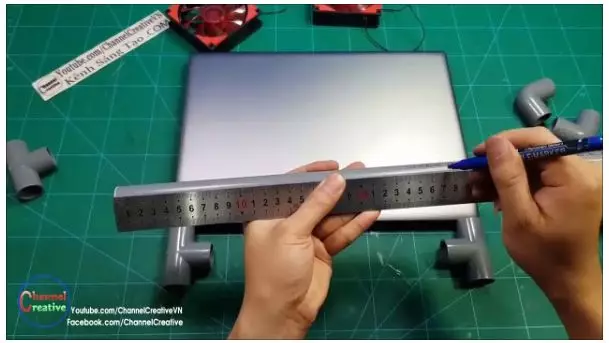 Stați cu răcire pentru un laptop de țevi din plastic 6683_7