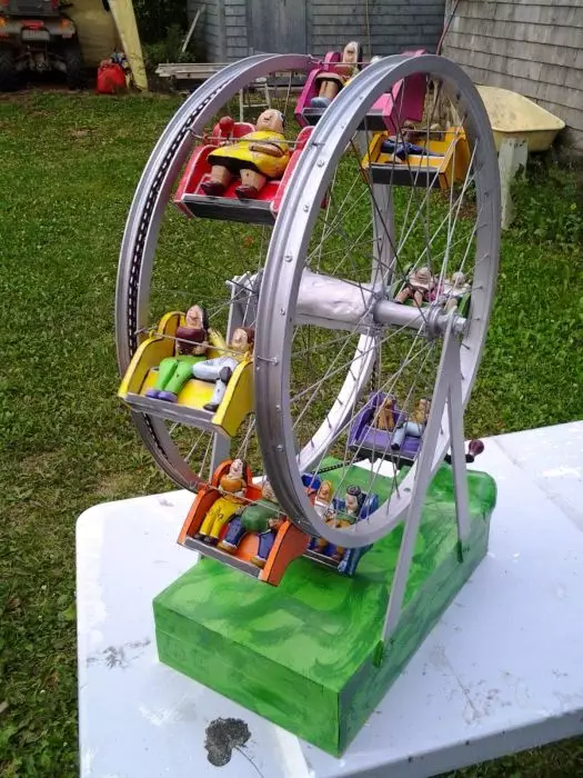 Idéias criativas usando rodas de bicicletas desnecessárias 6733_5