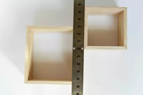 Hylla med två fyrkantiga lådor 6782_3