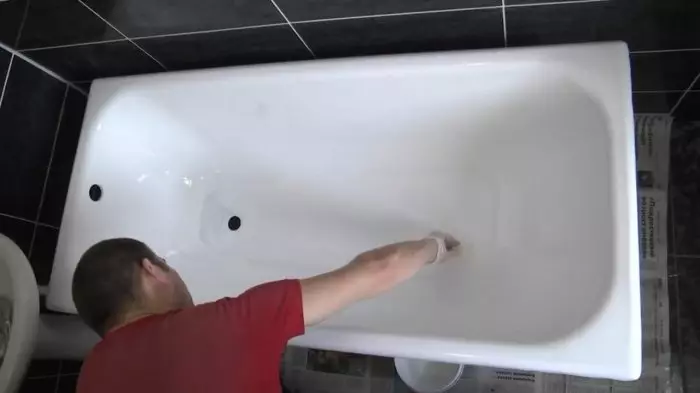 Banyo sıvısı akrilik restorasyonu kendin yap