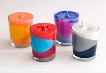 איך לעשות נרות צבעוניים עם הידיים שלך 6941_1