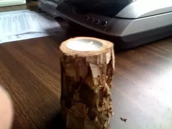 Candlestick bërë nga druri me duart tuaja 7093_10