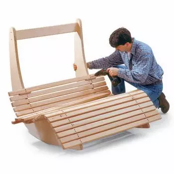 Wooden rocking chair gawin ito sa iyong sarili 7301_10