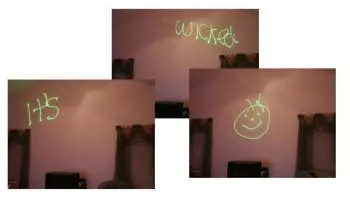 We make drawings with laser pointer 7326_8