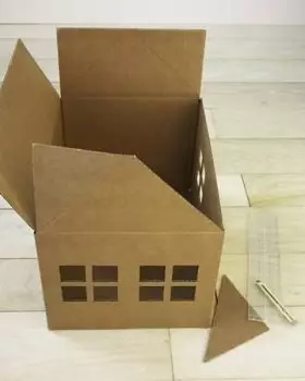 Fazendo uma casa de papelão para um gato 7469_4