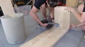 Lavička betonu a dřeva to dělají sami 7746_11